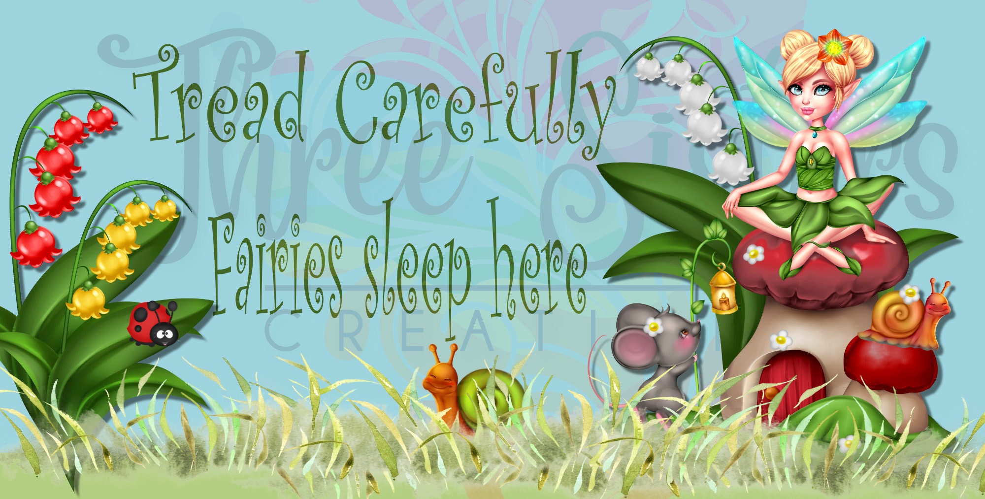 Fairies Live Here Sign Fairy Garden Sign | Etsy UK