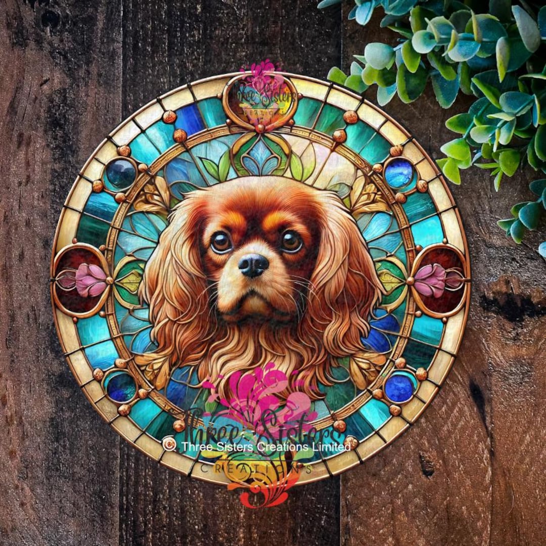 Cavalier King Charles Sign, Spaniel Dog Gifts, Metal Dog Sign, Pet ...