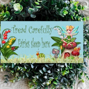 Fairies Live Here Sign Fairy Garden Sign Fairy Sign for - Etsy UK