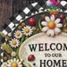 Ladybug Sign, Ladybird Sign, Welcome Wreath Sign, Everyday Door Décor ...