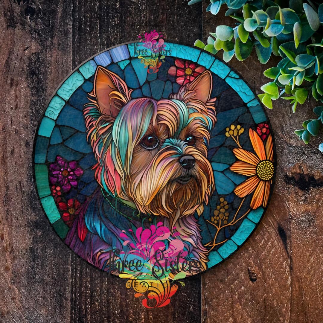 Yorkshire Terrier Sign Yorkie Gifts Dog Garden Ornaments Pet Memorial ...