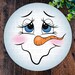Snowman Face Sign, Snowman Sign, Winter Wreath Sign, Christmas Wreath ...