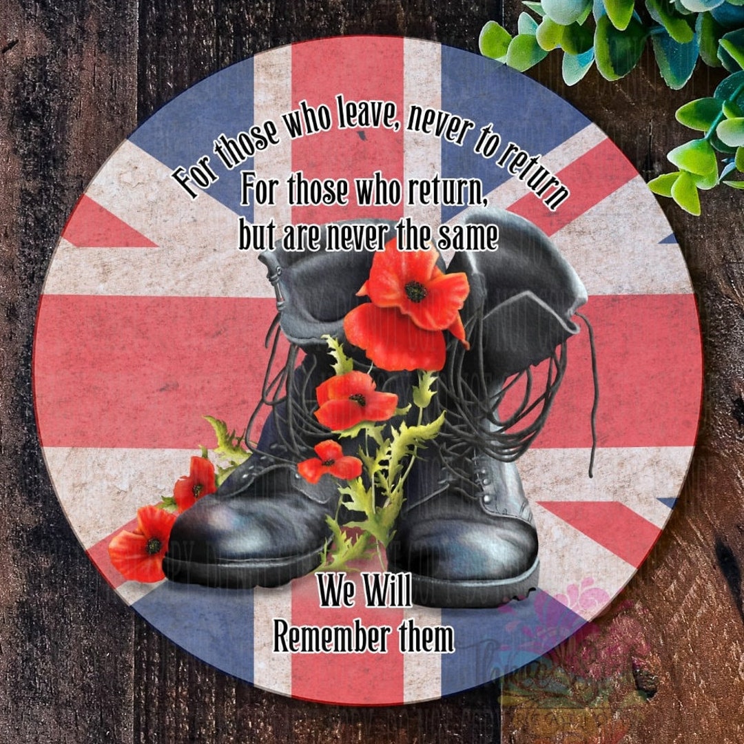 Lest We Forget Remembrance Day Sign Poppy Day Sign Memorial - Etsy
