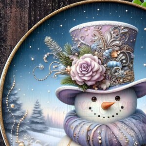 Elegant Snowman Christmas Sign , Christmas Wreath Signs, Holiday Season ...