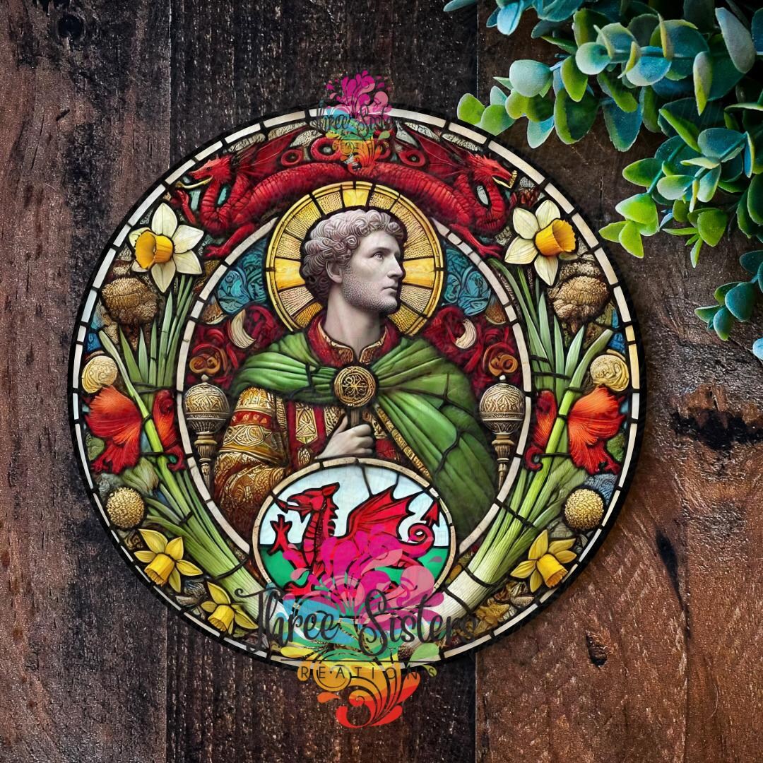 St David's Day Sign, Welsh Dragon, Gaelic Garden Decorations, Metal ...