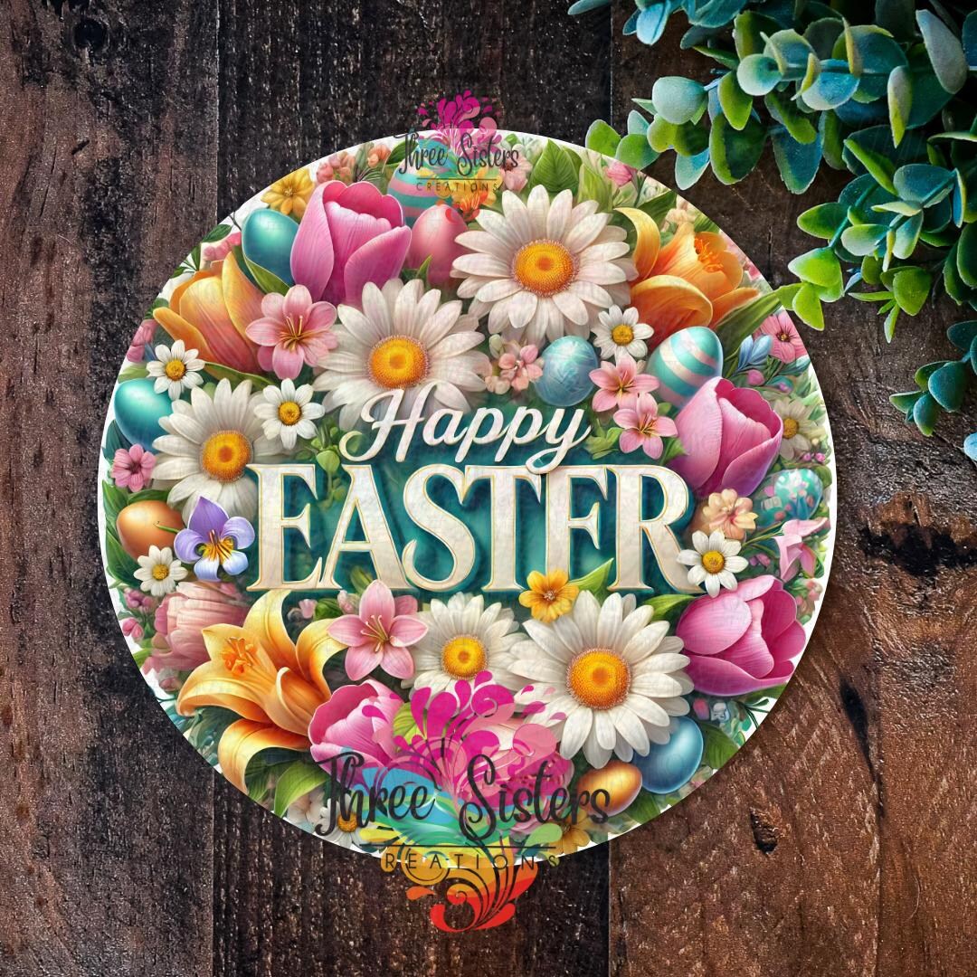 Happy Easter Bunny Sign Easter Plaque, Easter Decorations, Easter ...