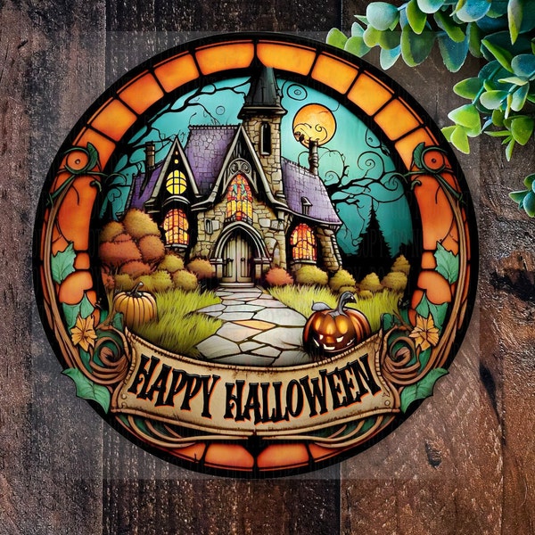 Halloween Plaque - Etsy