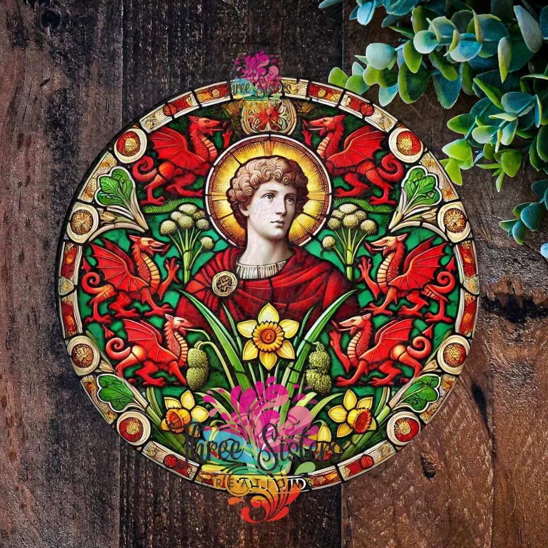 St David's Day Sign, Welsh Dragon, Gaelic Garden Decorations, Metal ...