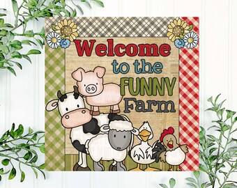 Funny Farm Sign - Etsy UK