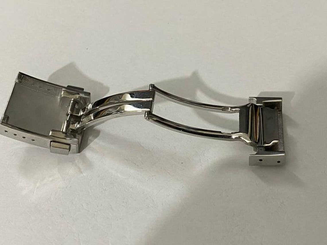 20mm BREITLING DEPLOYANT CLASP - Superlative Silver, Push Button ...