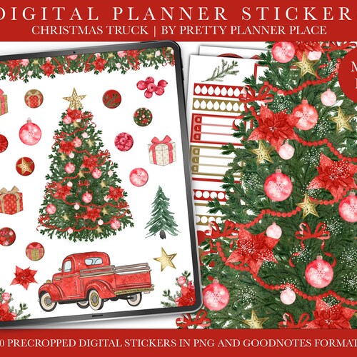 HAPPY PLANNER HOLIDAY Stickers Printable Christmas Happy | Etsy