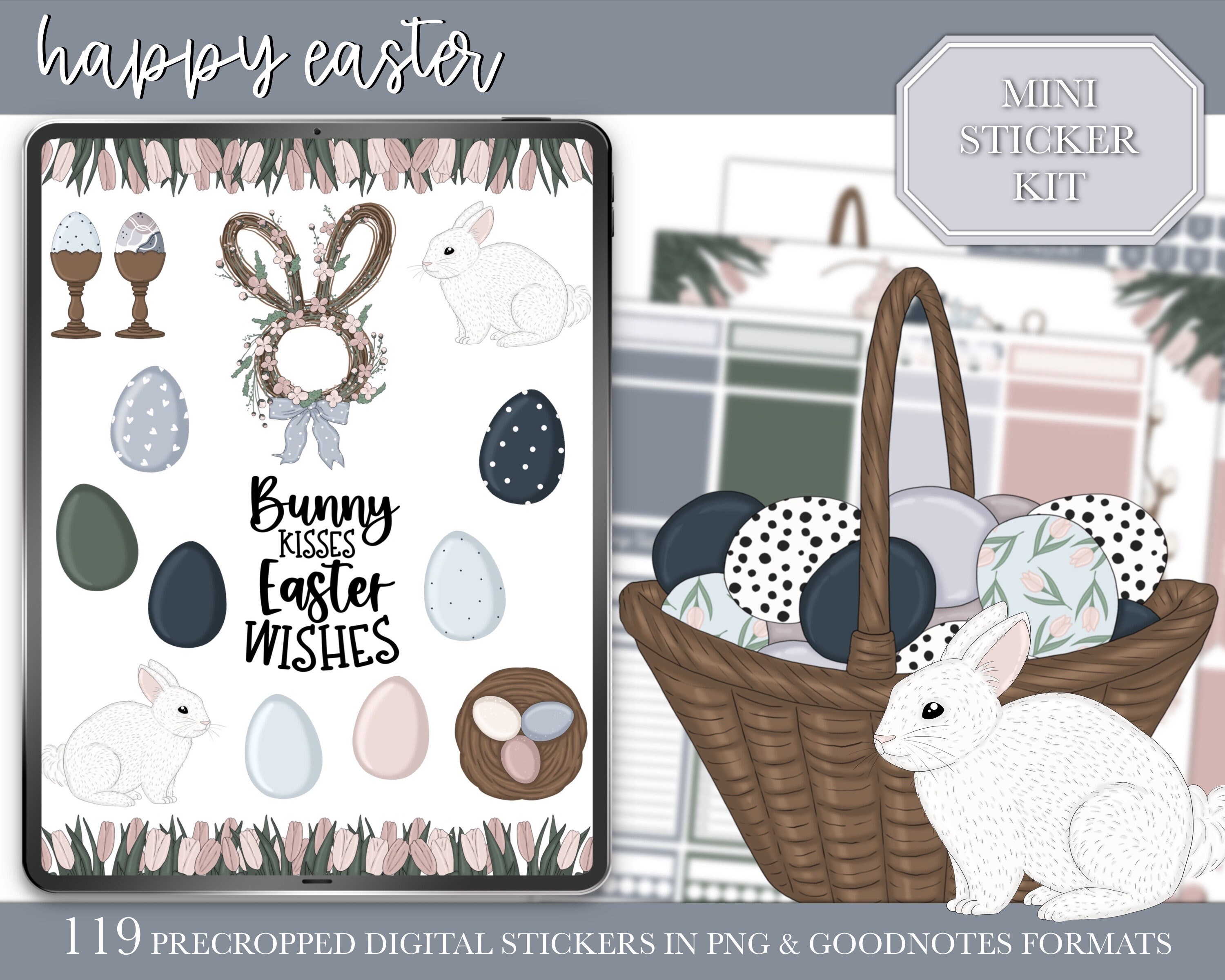 Paper & Party Supplies Calendars & Planners seasonal digital stickers ...