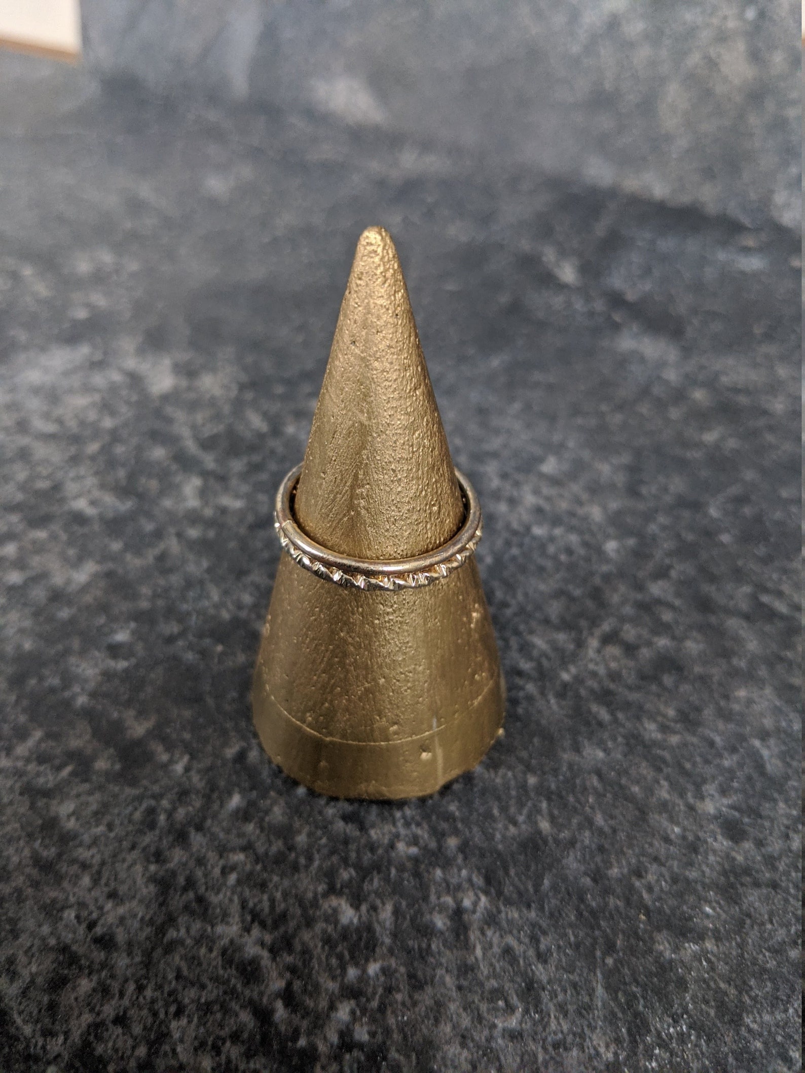 Ring Cone Ring Tree Concrete Jewellery Stand Ring Display - Etsy UK