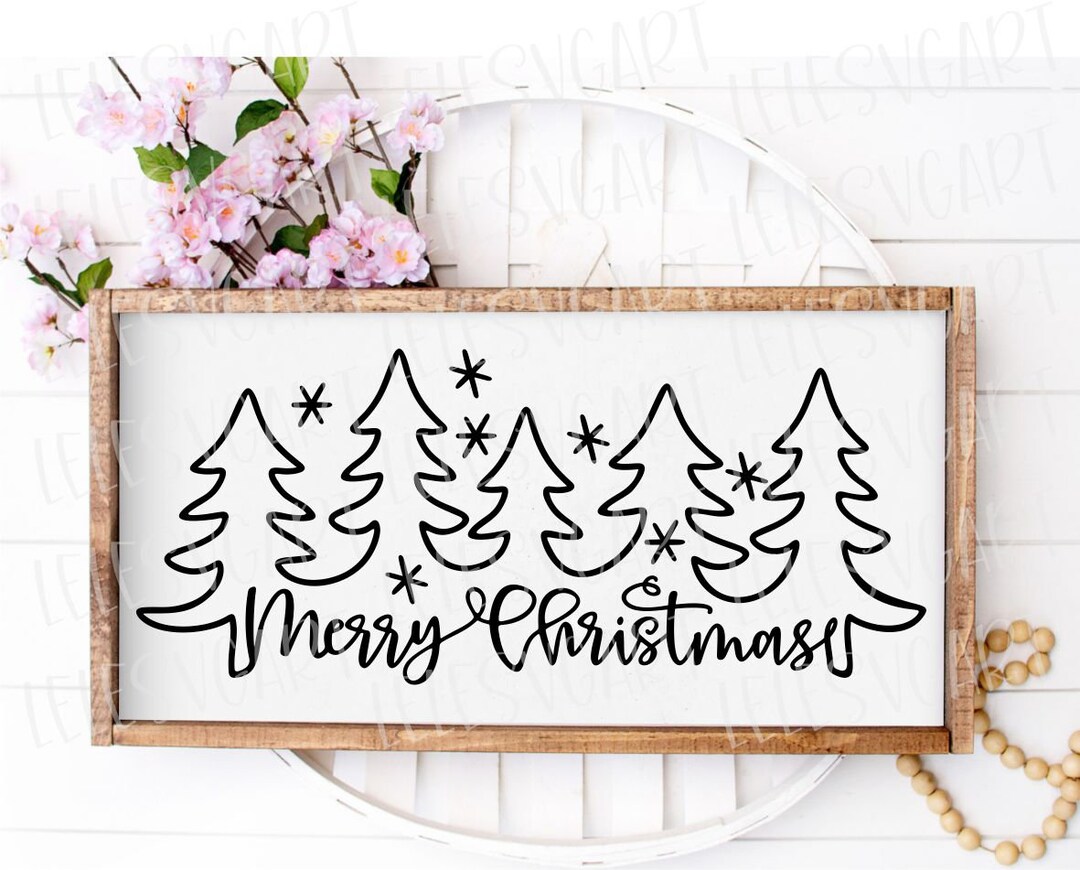 Merry Christmas Tree Svg,christmas Svg,merry Christmas Svg,tree Svg ...