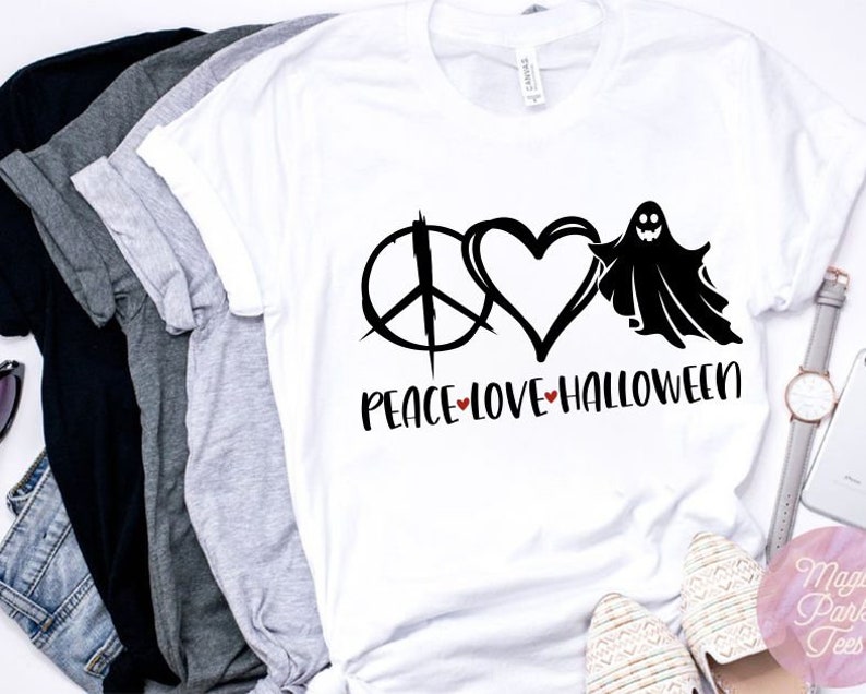 Halloween Svg, Peace Love Nightmare Svg, Peace Love Svg, Funny ...