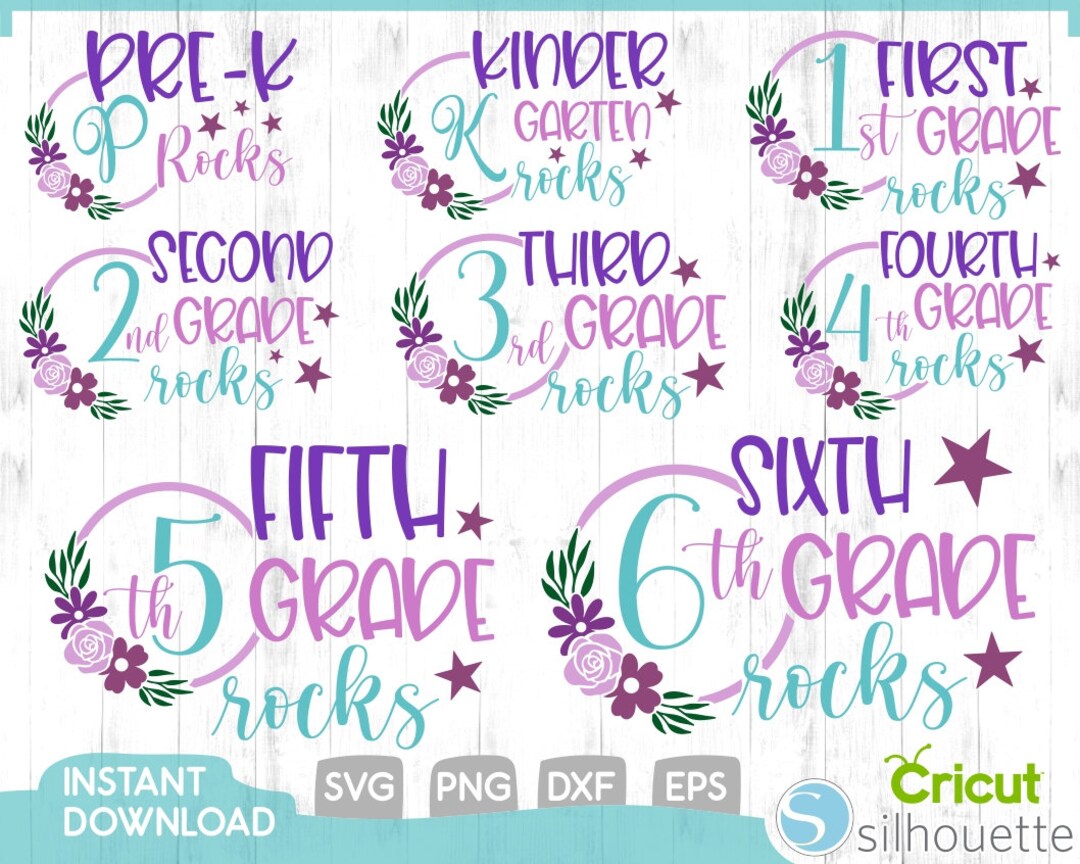 School Svg Bundle, Back to School Svg,1st Grade Let the Adventure Begin ...