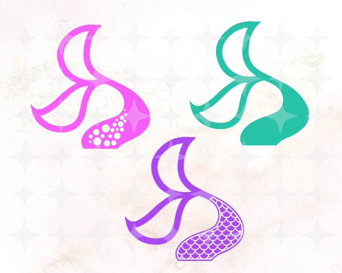 Mermaid SVG Mermaid Tail Svg Cute Mermaid Svg Mermaid - Etsy