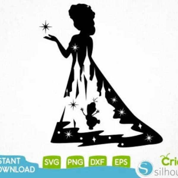 Frozen Svg - Etsy