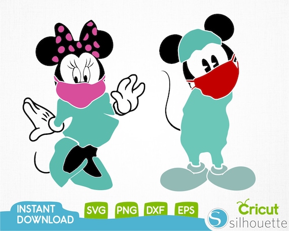 Disney Doctor Svgquarantine Svgmickey Svgminnie | Etsy