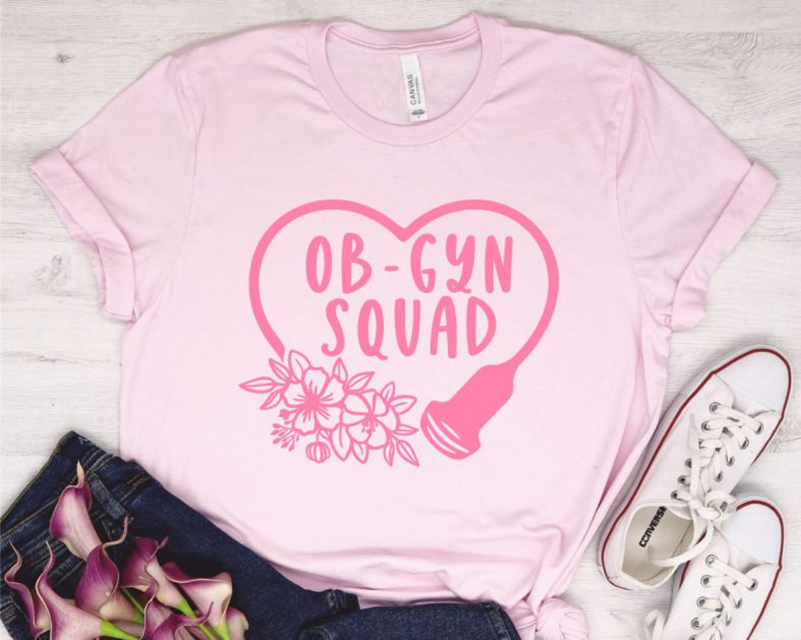 OB GYN Squad Sonographer Svg Ultrasound Probe Heart - Etsy France