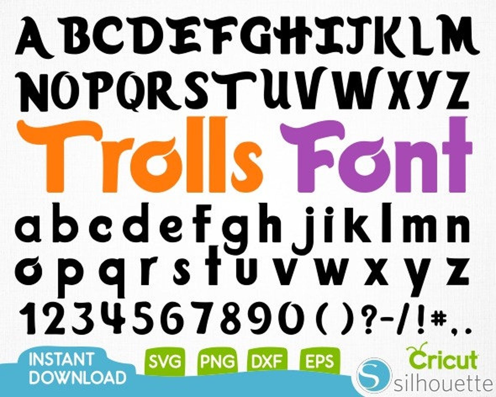 Trolls Font Svg Trolls Font Ttf Alphabet Svg Letters - vrogue.co