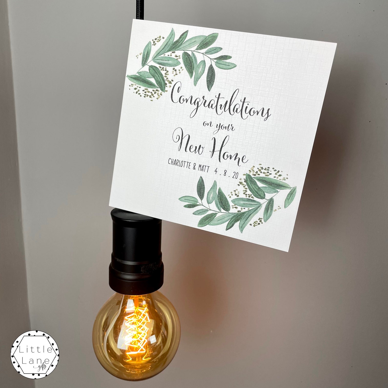 Felicitaciones por su nuevo hogar tarjeta de nuevo hogar personalizada ...