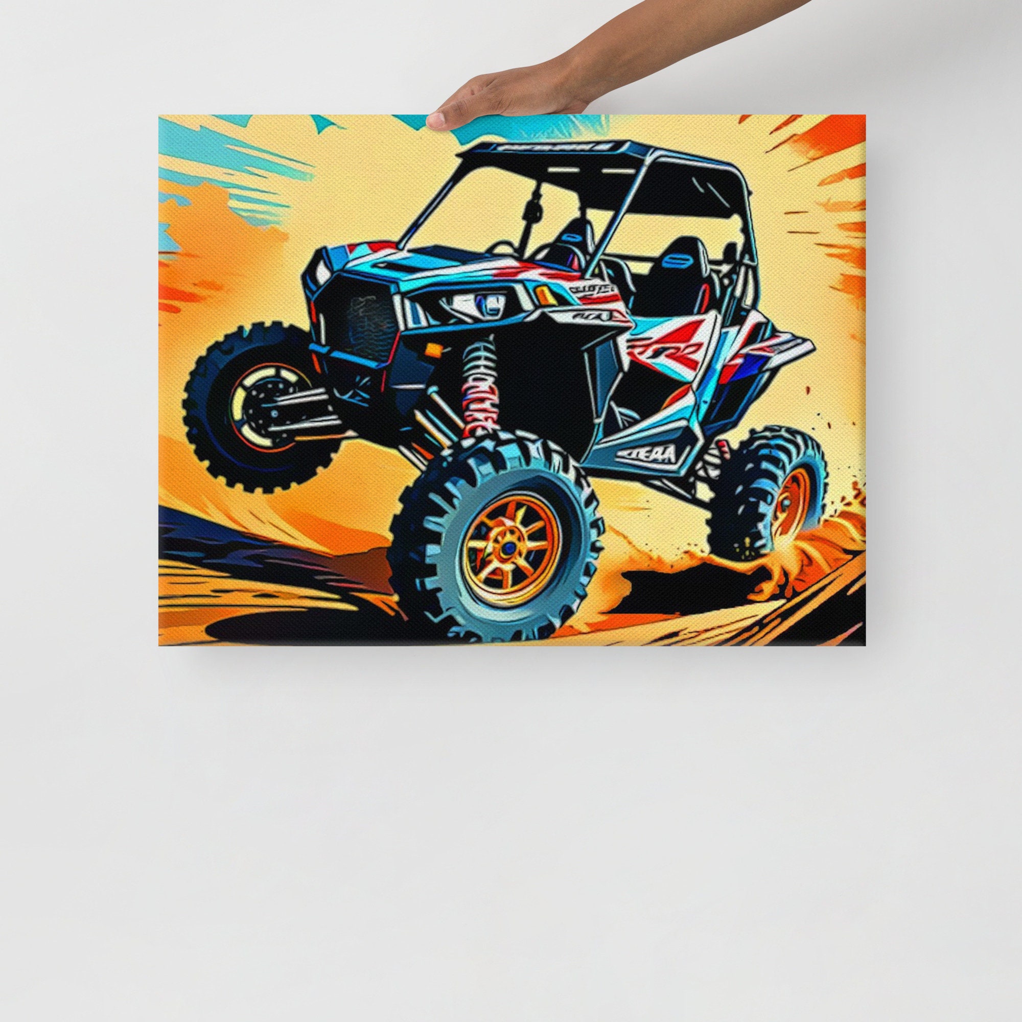 RZR Toon Graphic Canvas - Etsy