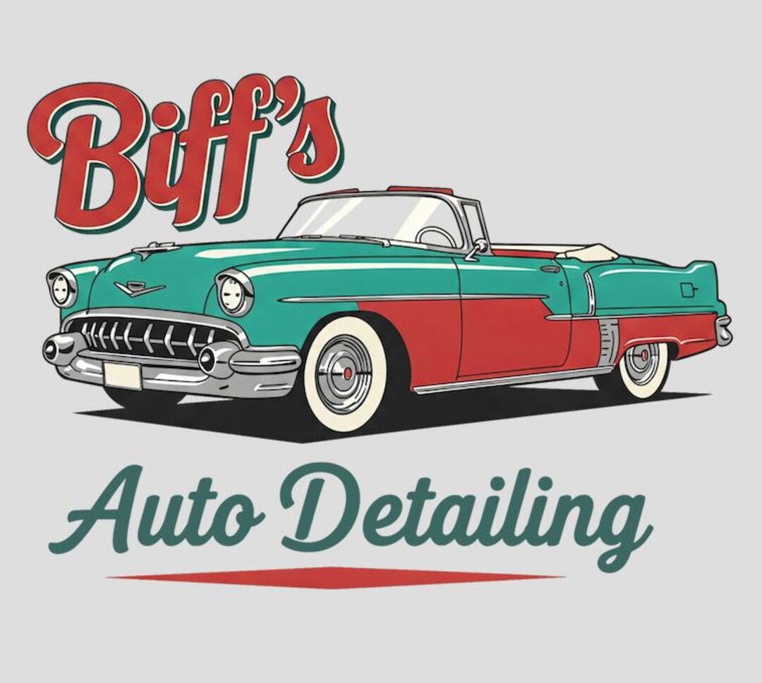 Biff's Auto Detailing Logo Bttf Graphic Vector Digital Download - Etsy
