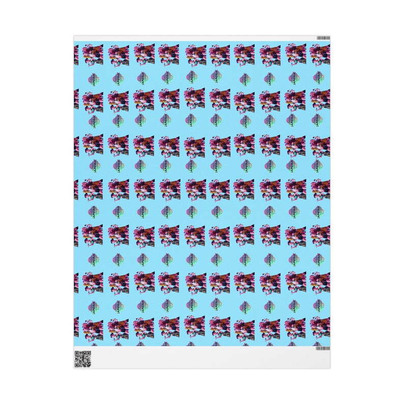 Huntrix Wrapping Paper (light Blue) - Etsy