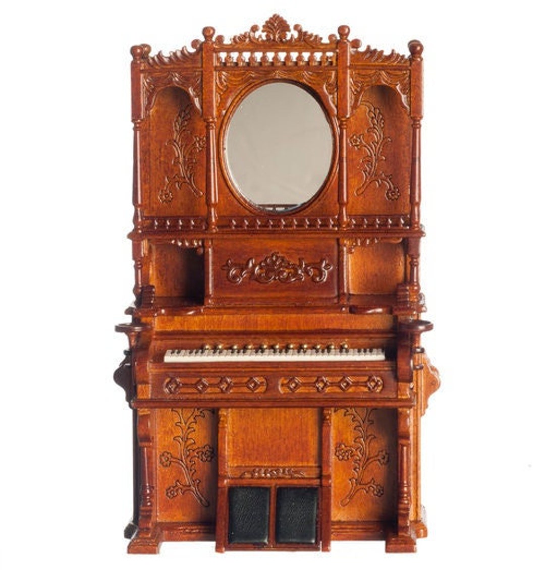 1:12 Victorian Parlor Organ Without Bench Walnut Platinum Collection ...