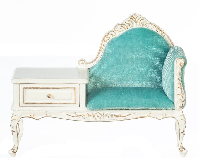 Vintage Gossip Bench LOCAL PICKUP ONLY Wooden Telephone Seat Table With ...