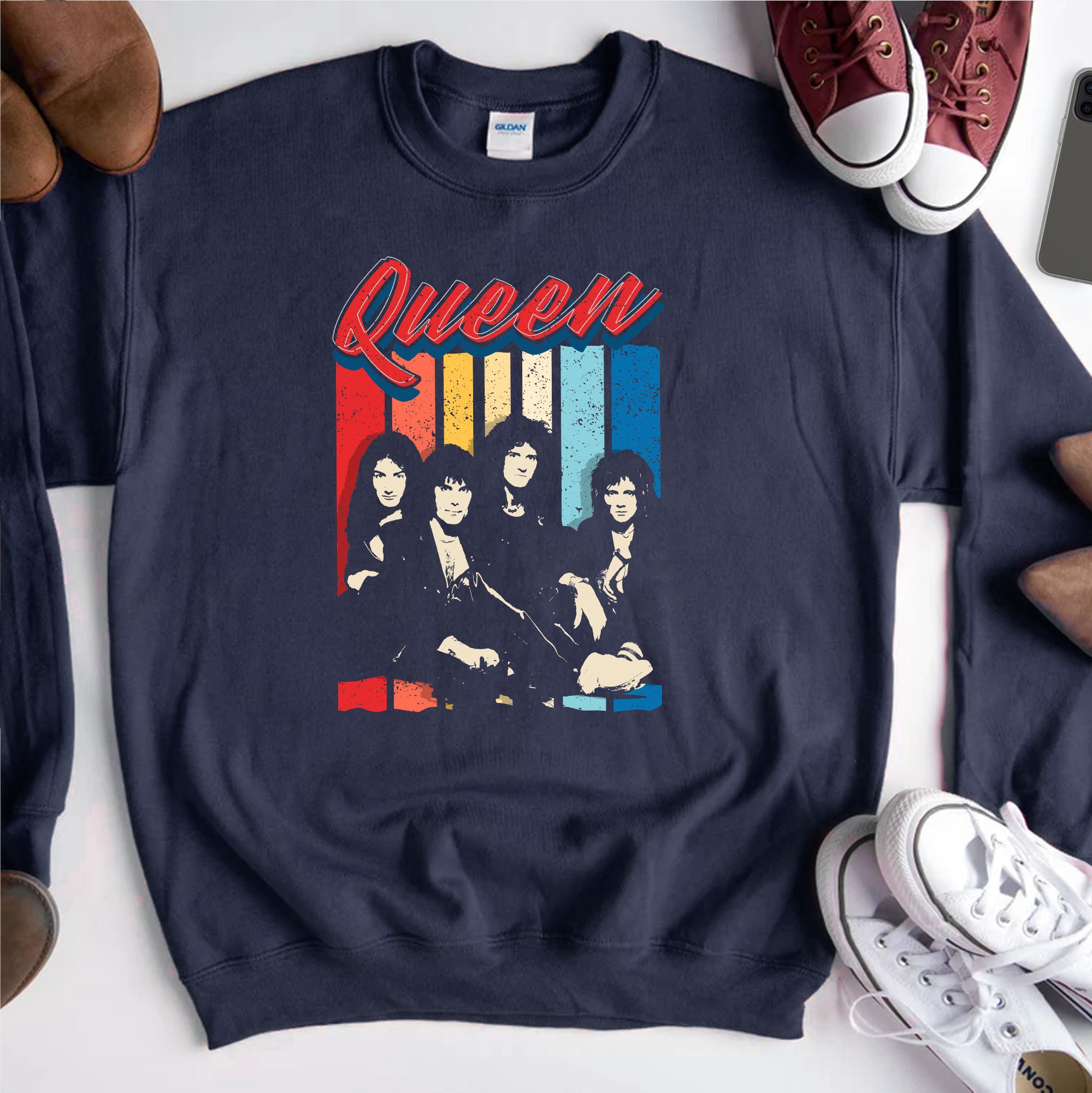 Vintage Queen T-Shirt | Queen Rock Band Concert Shirt sold by Sunshine ...