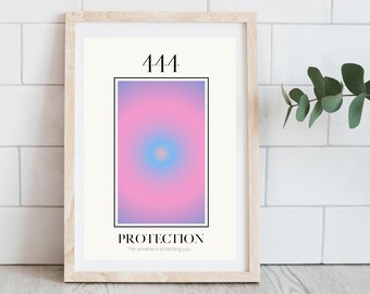 Angel Number Print 444 - Etsy