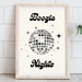Disco Ball Print Retro Disco Ball Art Trendy 70s Print - Etsy
