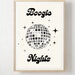 Disco Ball Print Retro Disco Ball Art Trendy 70s Print - Etsy