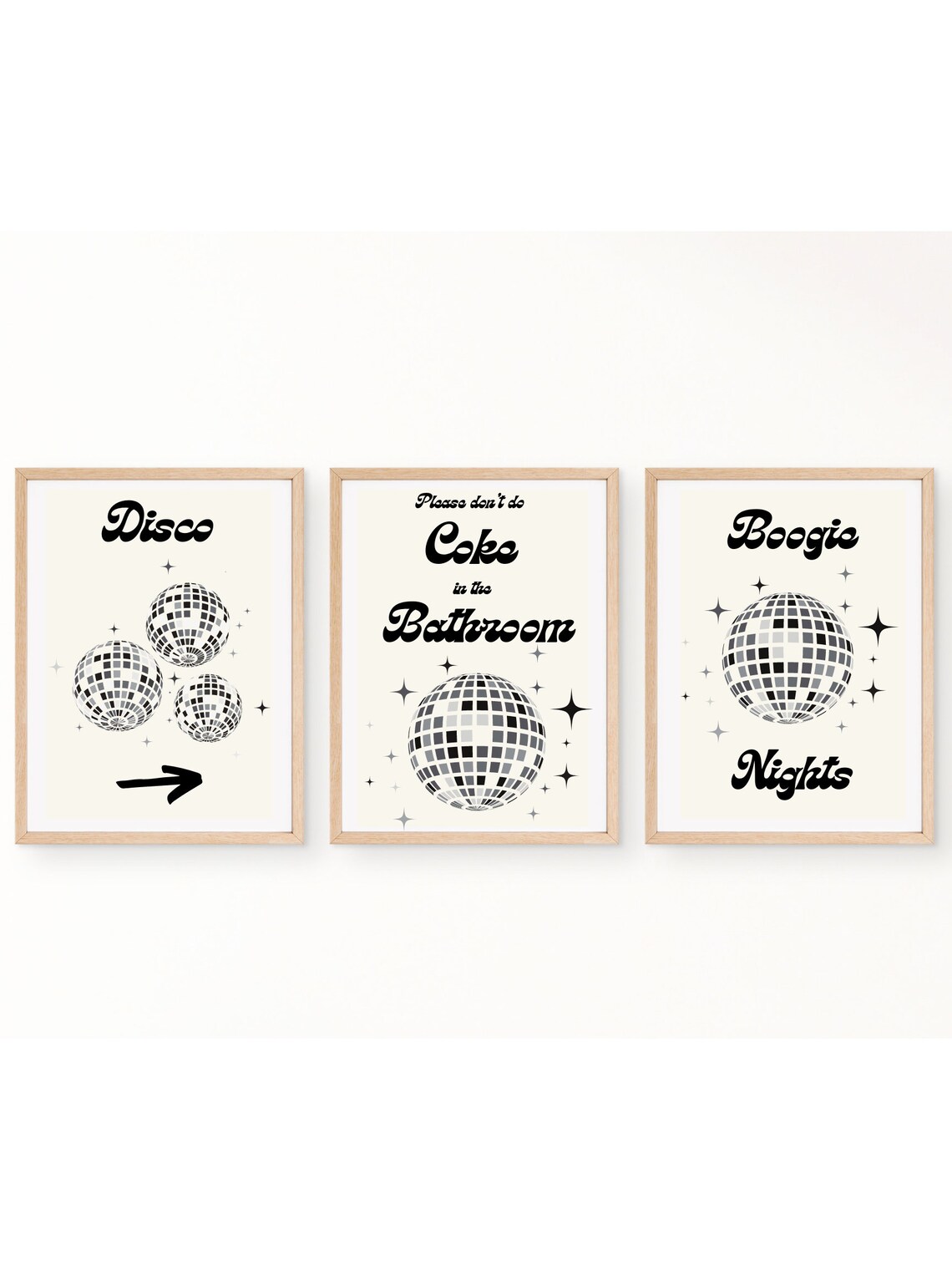 Disco Ball Print Retro Disco Ball Art Trendy 70s Print - Etsy