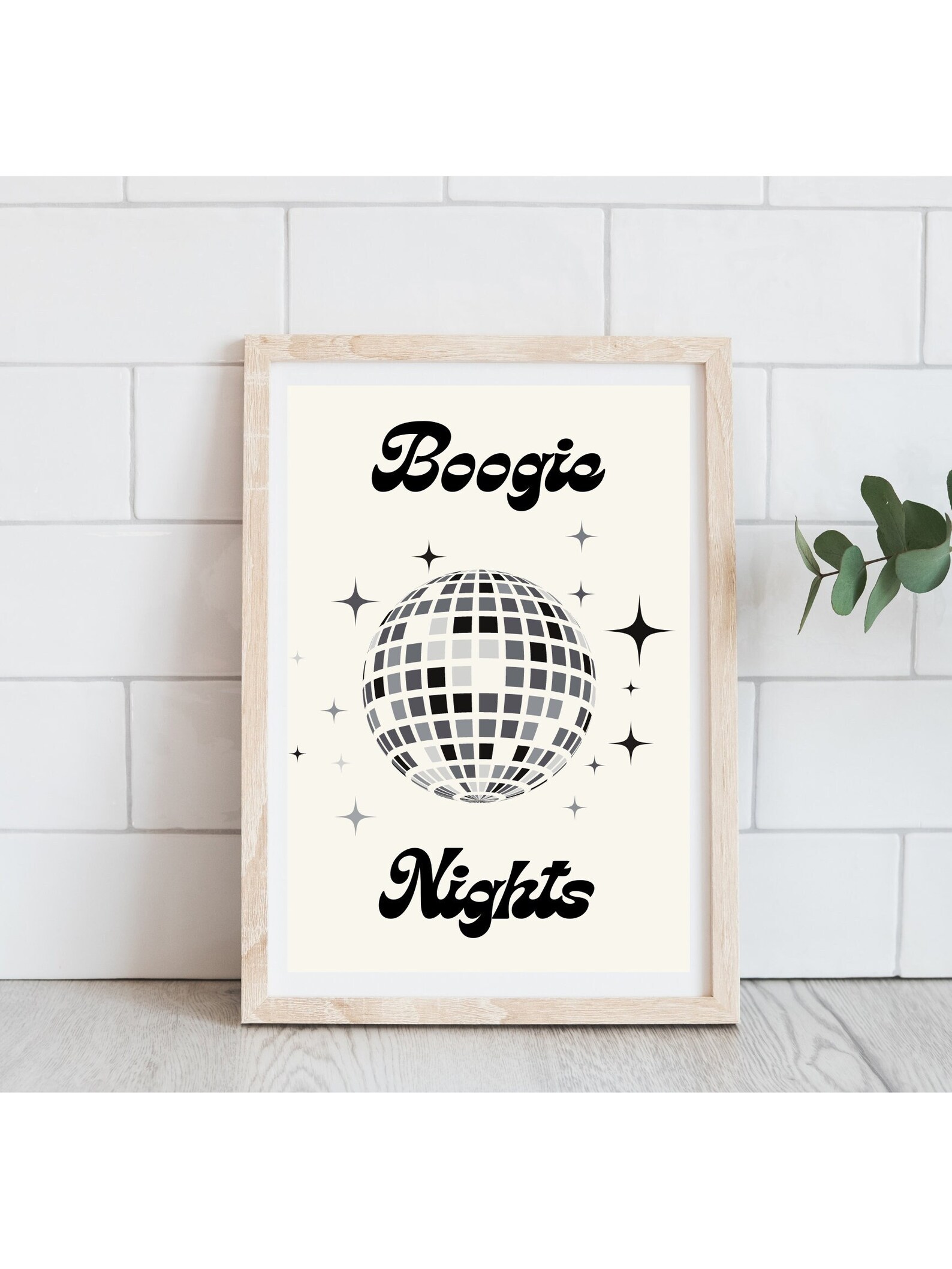 Disco Ball Print Retro Disco Ball Art Trendy 70s Print - Etsy