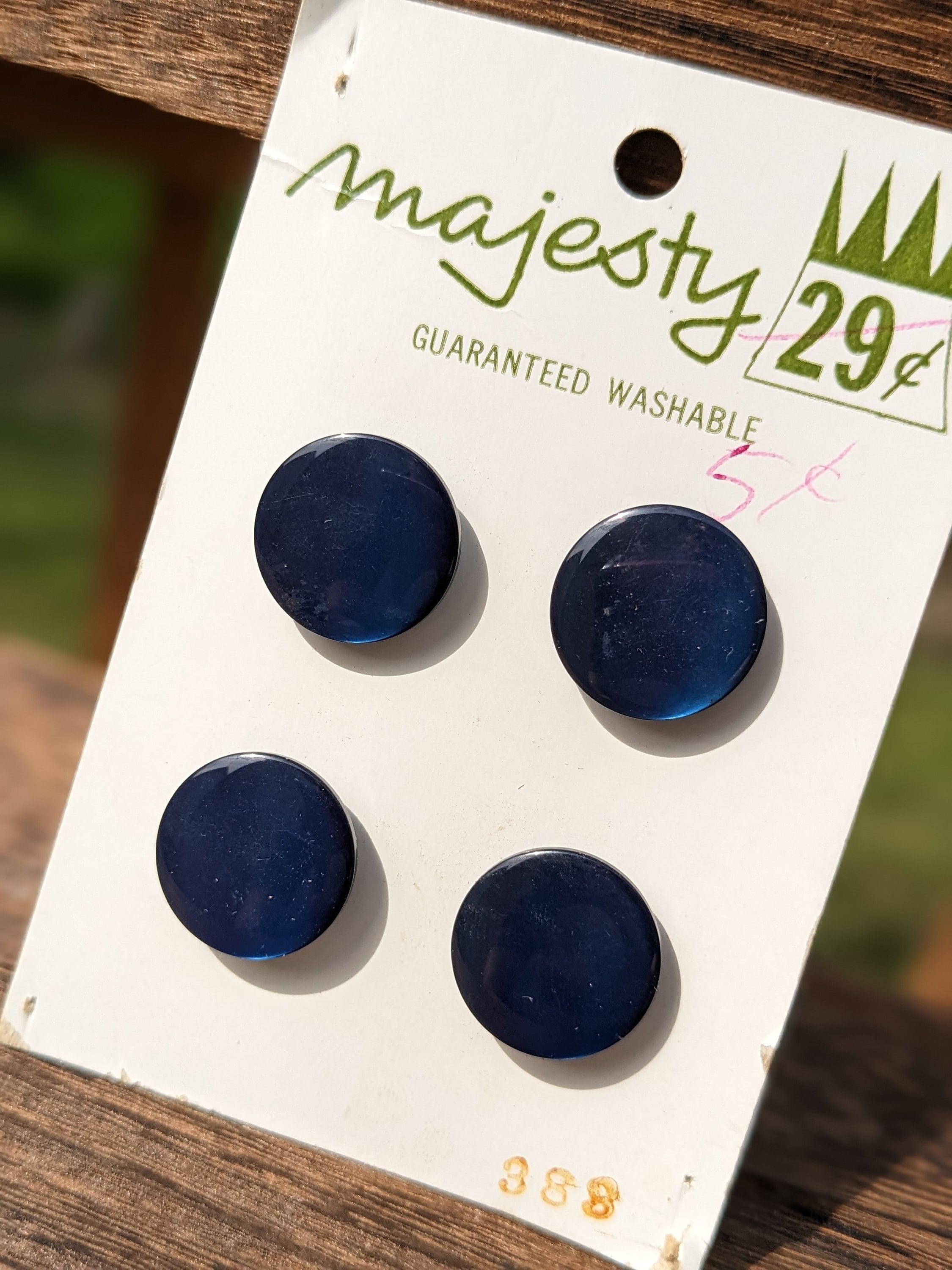 Vintage Blue Majesty Buttons - Etsy