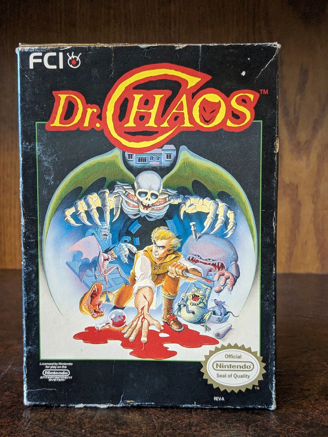 Dr Chaos NES Video Game With Box - Etsy