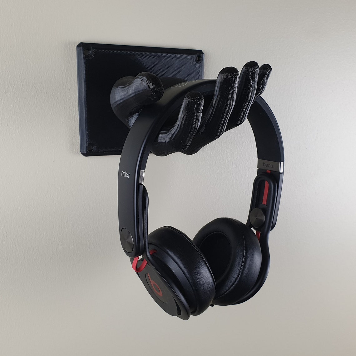 Headphone Stand Wall Mount Hand Headset Holder Sculpture Display ...