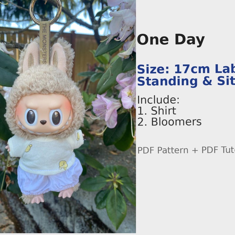Labubu Sitting - Etsy