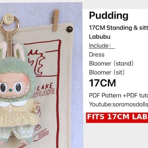 Labubu Clothes Sewing Pattern Printable - Etsy