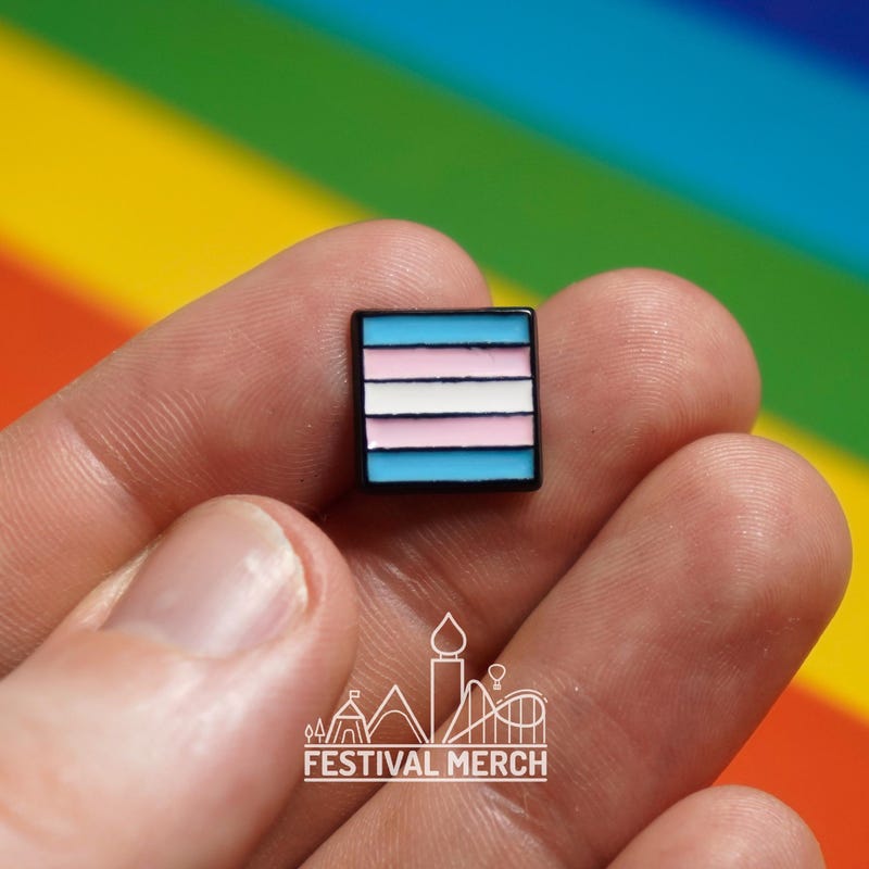 Trans Pride Pin Metal - Etsy UK