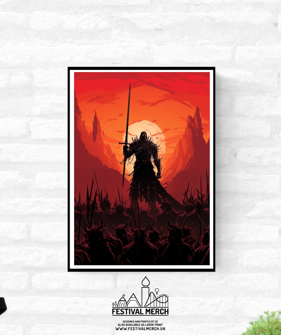 Gaming Poster High Quality Movie Wall Art Fantasy Print Inspired by ...