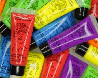 Rave Face Paint - Etsy