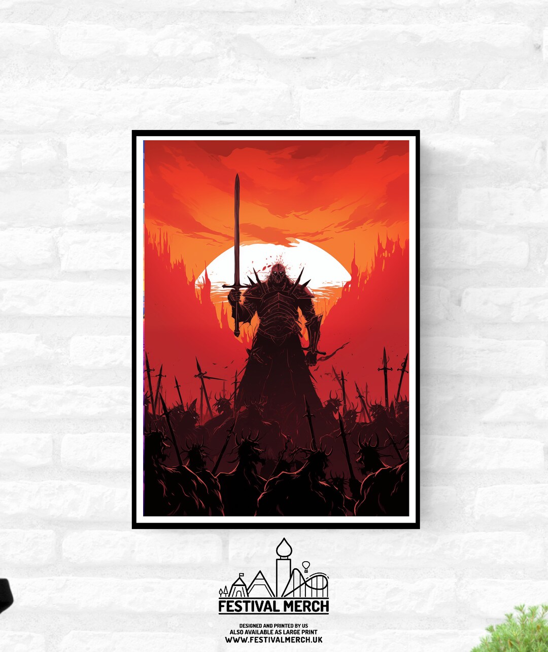 Gaming Poster High Quality Movie Wall Art Fantasy Print Inspired by ...