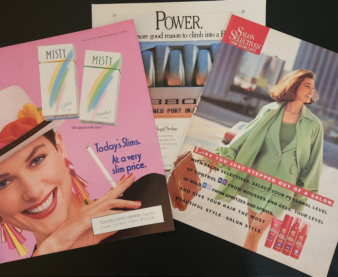 10 Vintage 1990s Magazine Ads - Etsy