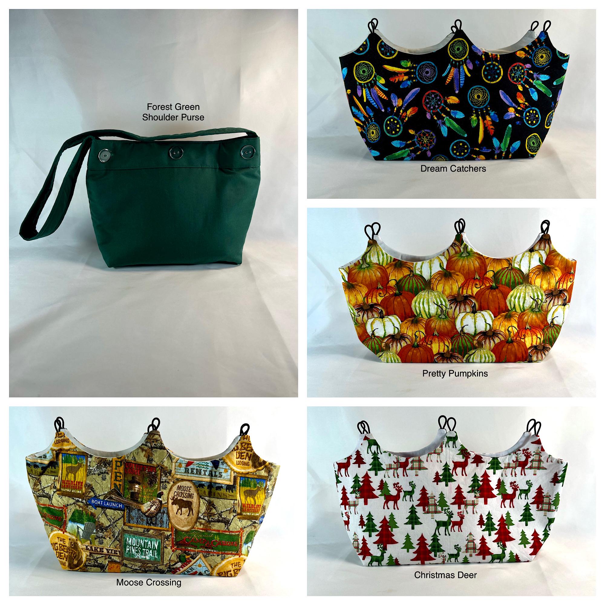 Shoulder Body Purse, Fall/winter Cloth Purse, Handcrafted Purse ...