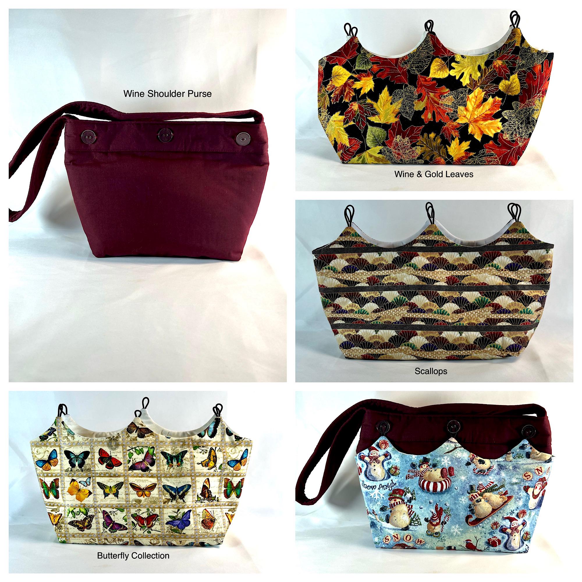 Shoulder Body Purse, Fall/winter Cloth Purse, Handcrafted Purse ...