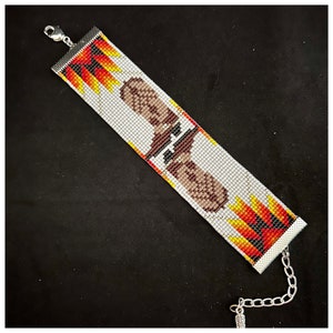 Cowboy Boot Loom Bracelet, Cowboy Boot Beaded Bracelet, Western ...